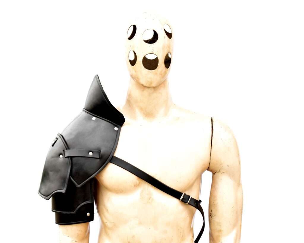 Leather Pauldron For Sale - Shield Your Shoulders - Larp Costumes